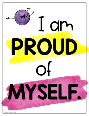 Positive Affirmations Posters and Cards with Watercolor: Mirror Notes ...