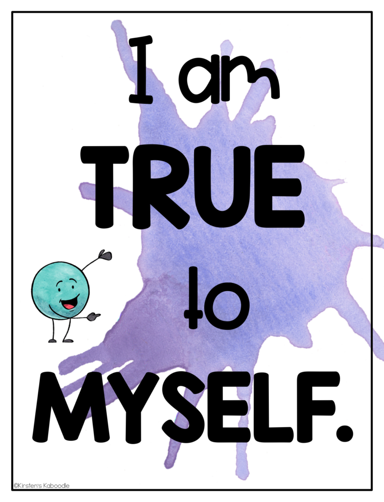 Positive Affirmations Posters and Cards with Watercolor: Mirror Notes ...