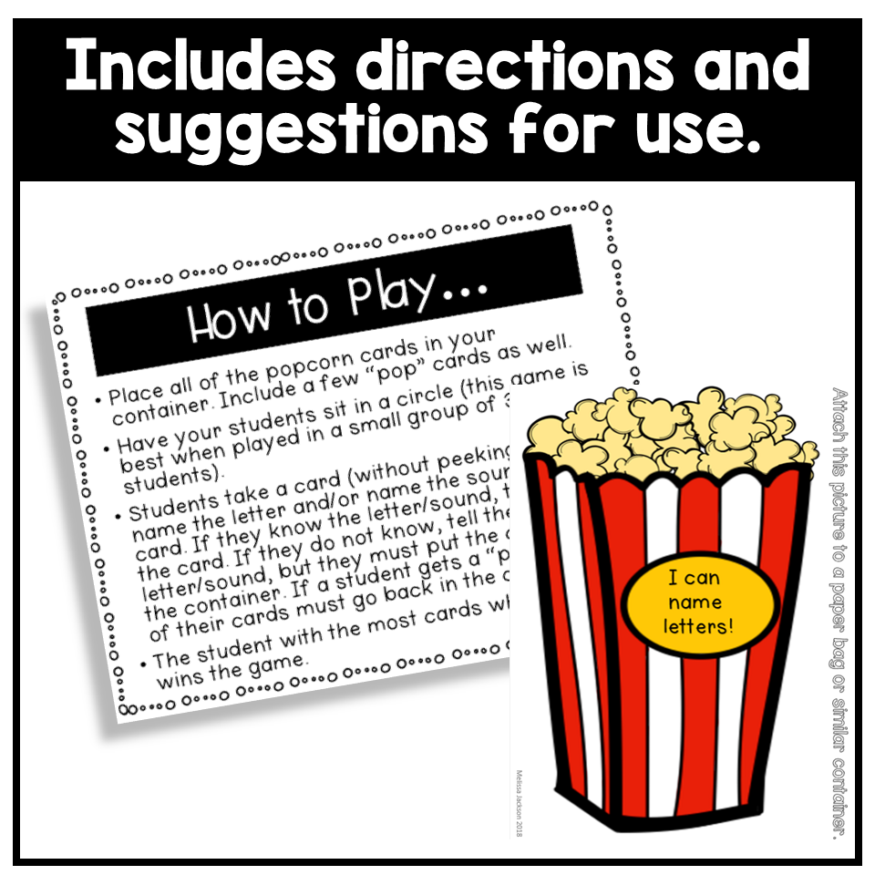 Letter Pop! Letter Naming Fluency Alphabet Recognition Game | Made By ...