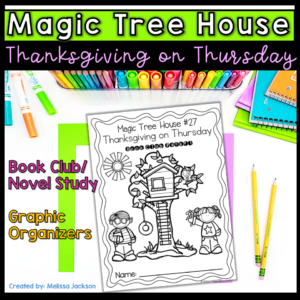 Magic Tree House Reading Comprehension Study Guide Thanksgiving on ...