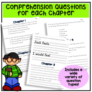 Magic Tree House Reading Comprehension Study Guide Thanksgiving on ...