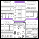 Phonics sounds: ing, ang, ong, ung Worksheets! Sorts, Cloze, Read ...