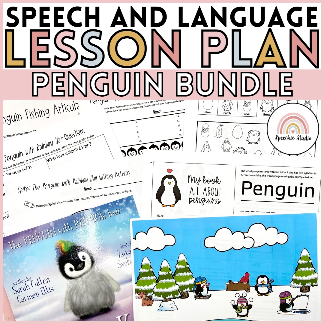 Winter Speech and Language Puzzles | Winter Articulation and Language ...