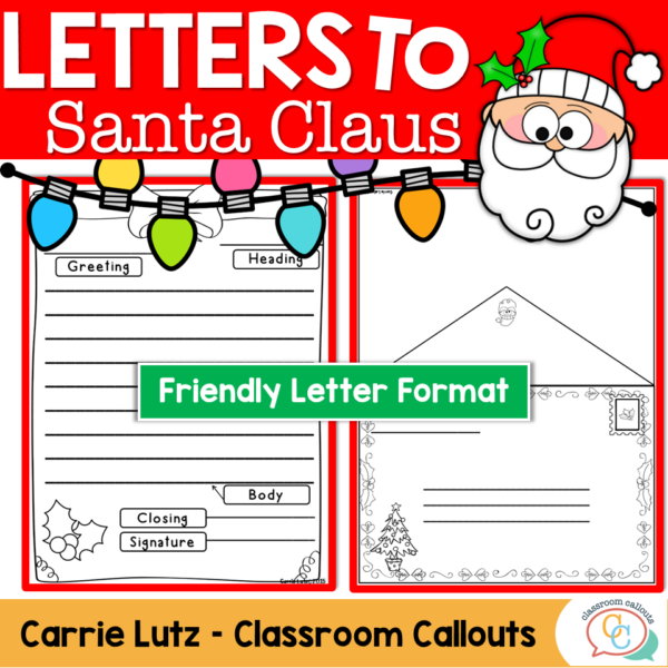 Letters to Santa Friendly Letter Templates | Made By Teachers