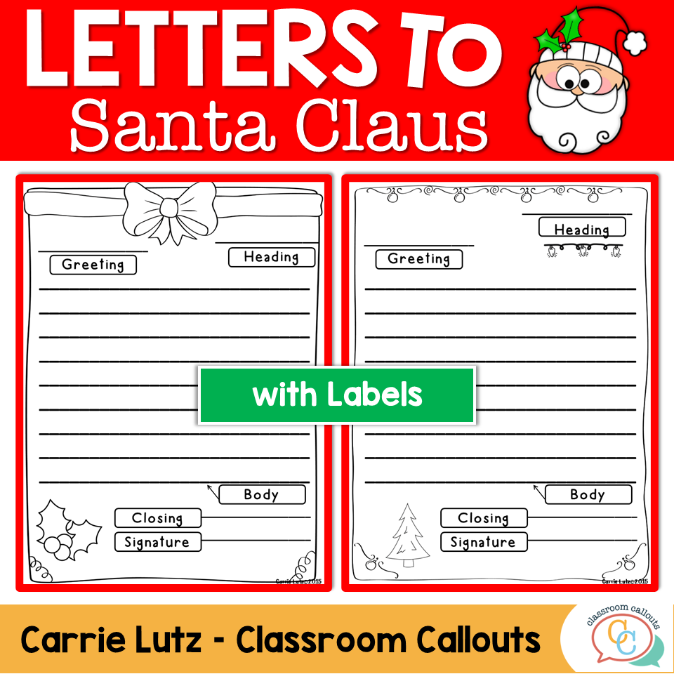Letters to Santa Friendly Letter Templates | Made By Teachers