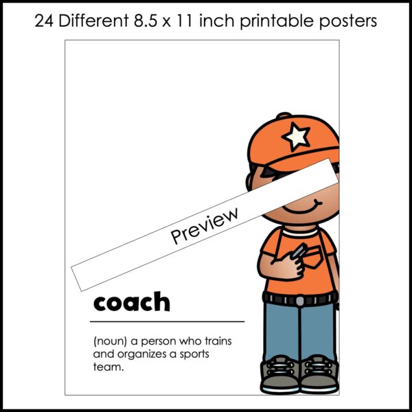 Community Helpers Identification Posters : Jobs & Careers Bulletin ...