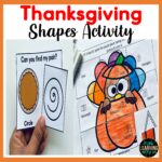 Thanksgiving 2D Shapes Activity | Pumpkin Pie Shapes Puzzles | Made By ...
