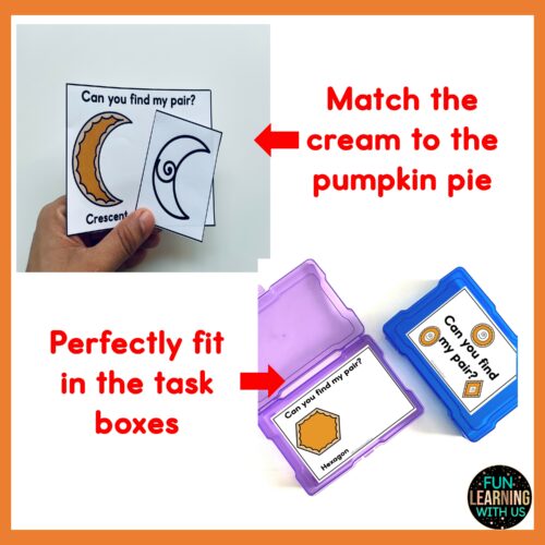 Thanksgiving 2D Shapes Activity | Pumpkin Pie Shapes Puzzles | Made By ...