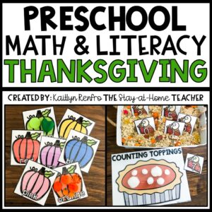 Thanksgiving Centers for Toddlers and Preschoolers | Made By Teachers