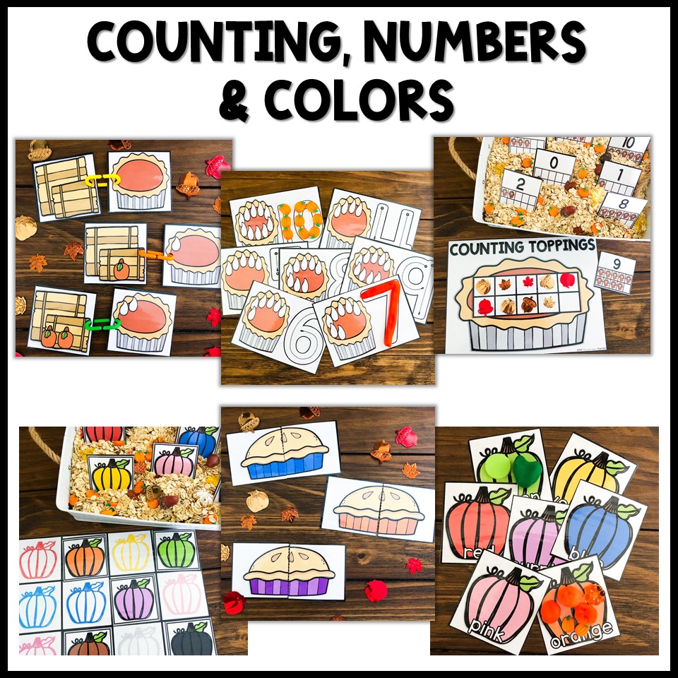 Thanksgiving Centers for Toddlers and Preschoolers | Made By Teachers