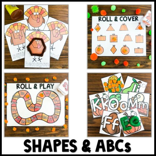 Thanksgiving Centers for Toddlers and Preschoolers | Made By Teachers