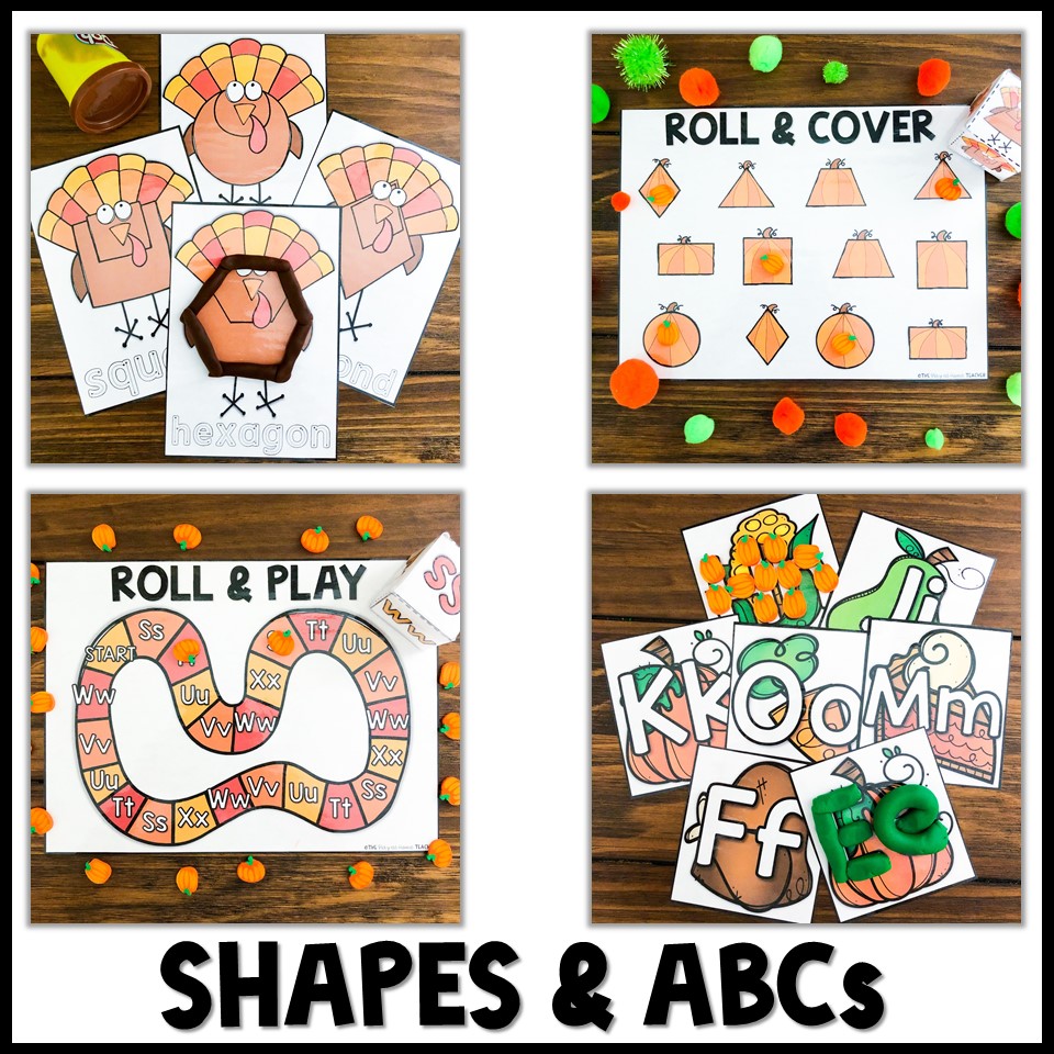 Thanksgiving Centers for Toddlers and Preschoolers | Made By Teachers