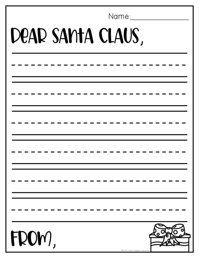 Christmas Writing Pages, Prompts and Templates - Creative Writing ...