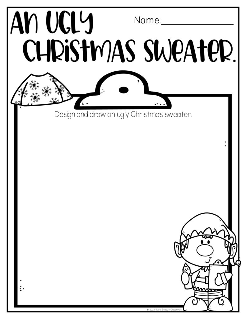 Christmas Writing Pages, Prompts and Templates - Creative Writing ...