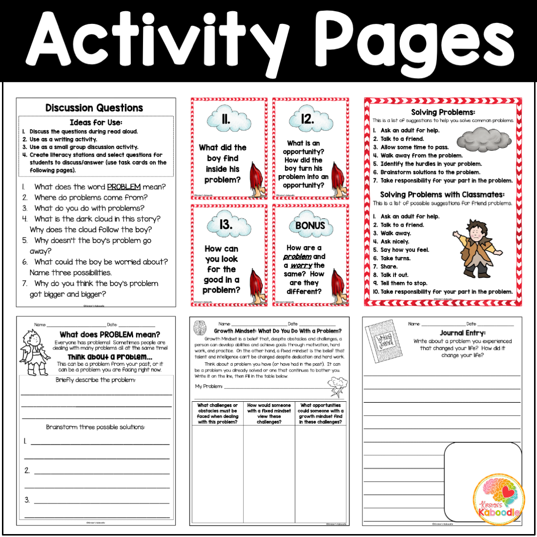 What Do You Do With a Problem? by Kobi Yamada Activities | Made By Teachers