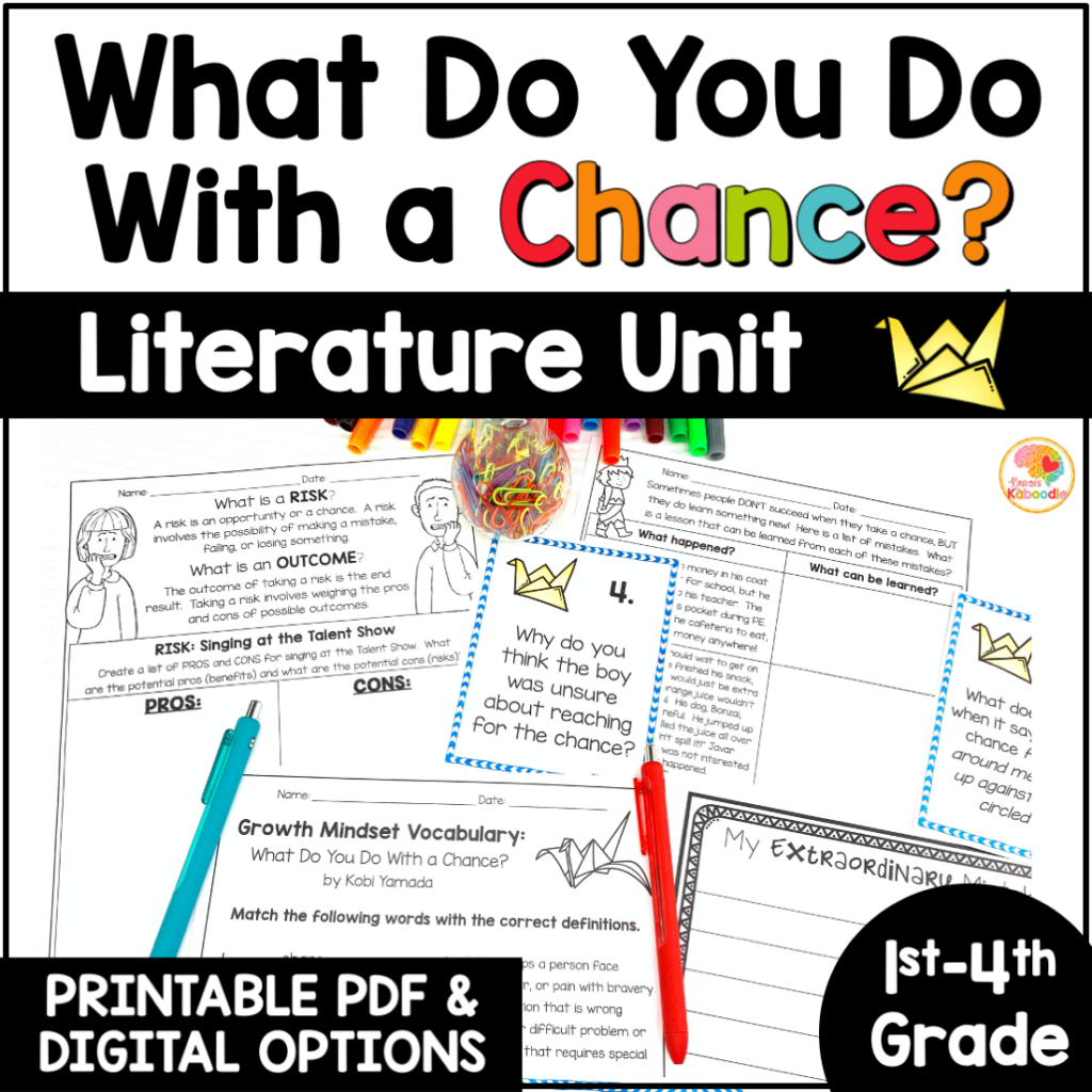 What Do You Do With a Chance? by Kobi Yamada Activities | Made By Teachers