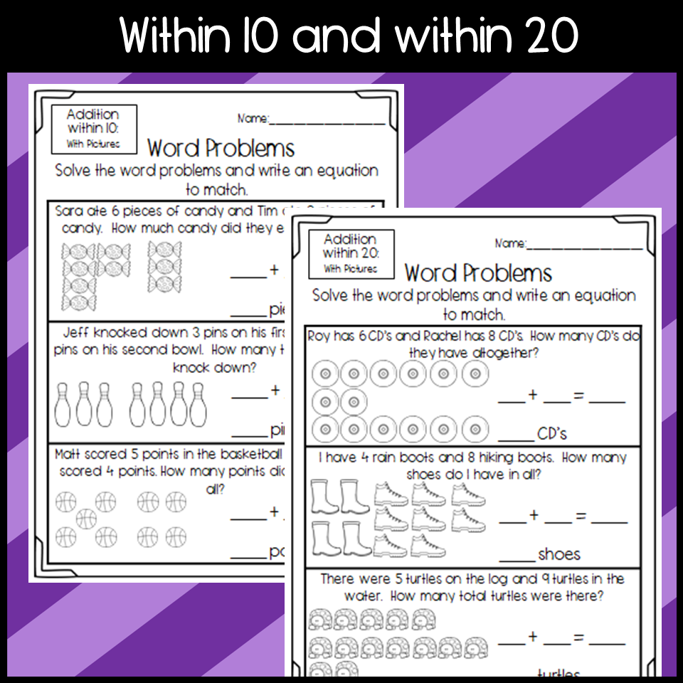 Word Problem Worksheets | Made By Teachers