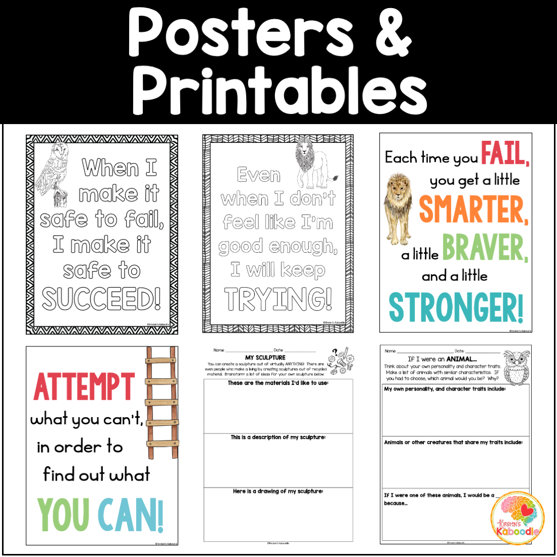 Trying by Kobi Yamada Activities and Worksheets | Made By Teachers