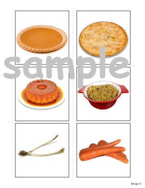 Thanksgiving Vocabulary Picture Cards - Made By Teachers