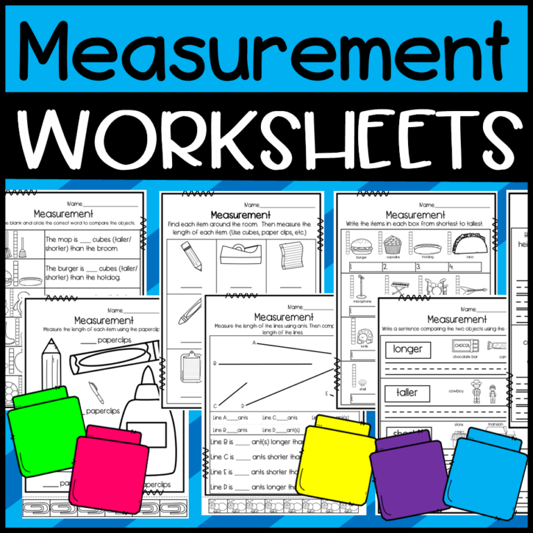 Measurement Worksheets | Made By Teachers