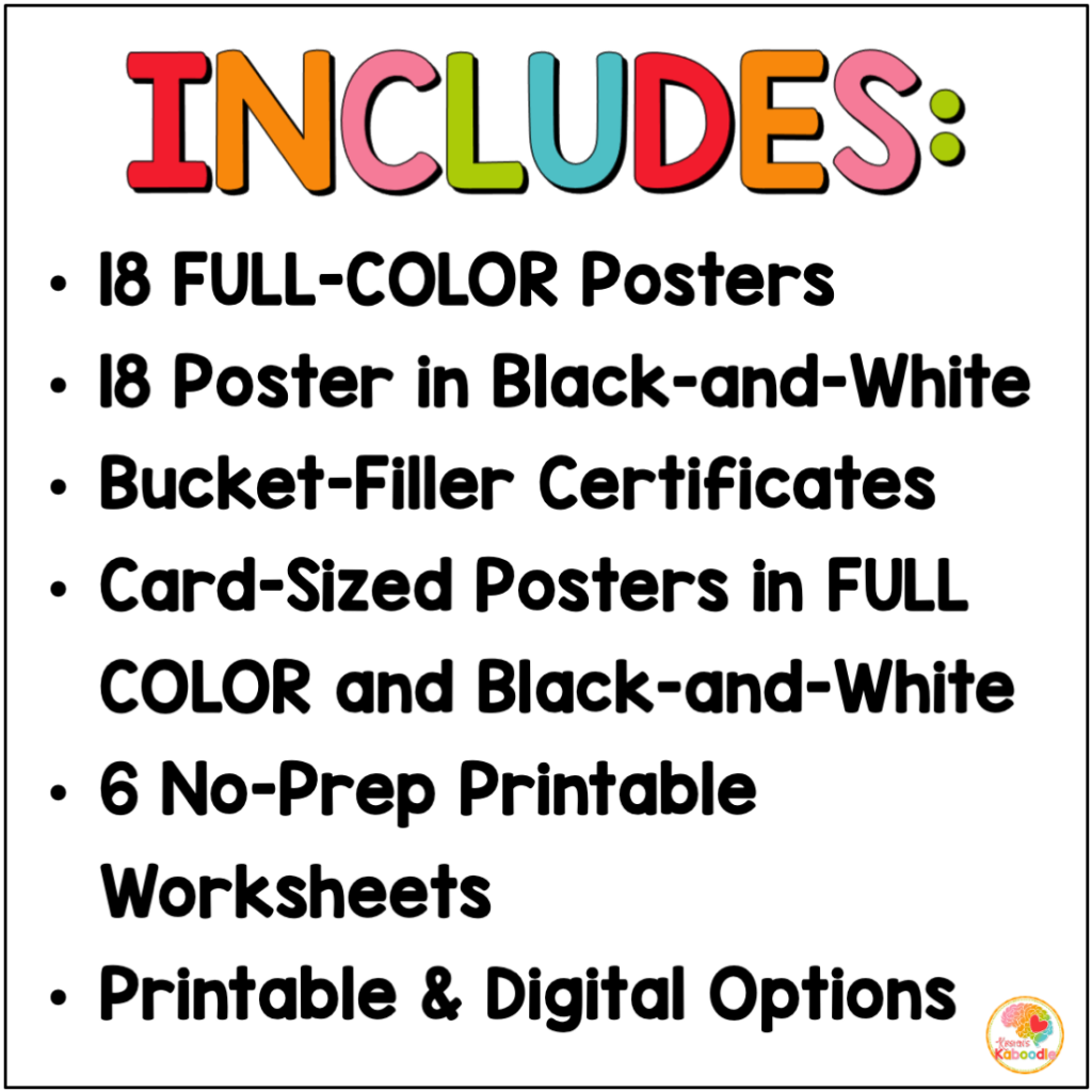How Full is Your Bucket? Bucket Filler Activities and Posters | Made By ...