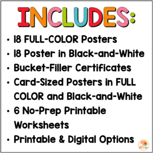 How Full is Your Bucket? Bucket Filler Activities and Posters | Made By ...