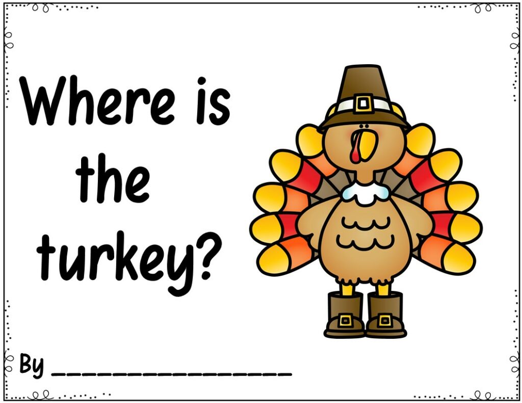 Where is the Turkey {Pocket Chart Activity} - Made By Teachers