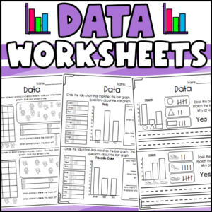 Data Worksheets: Organizing, Representing, and Interpretating Data ...