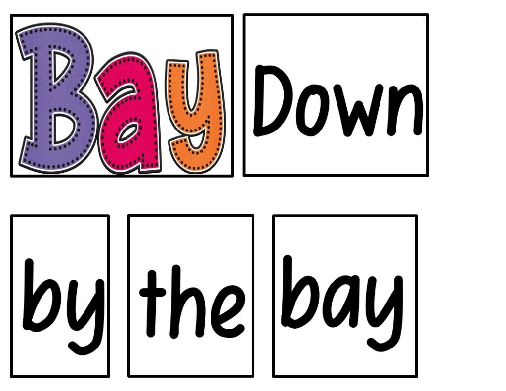 Down by the Bay{Pocket Chart Poem with Student Books} | Made By Teachers
