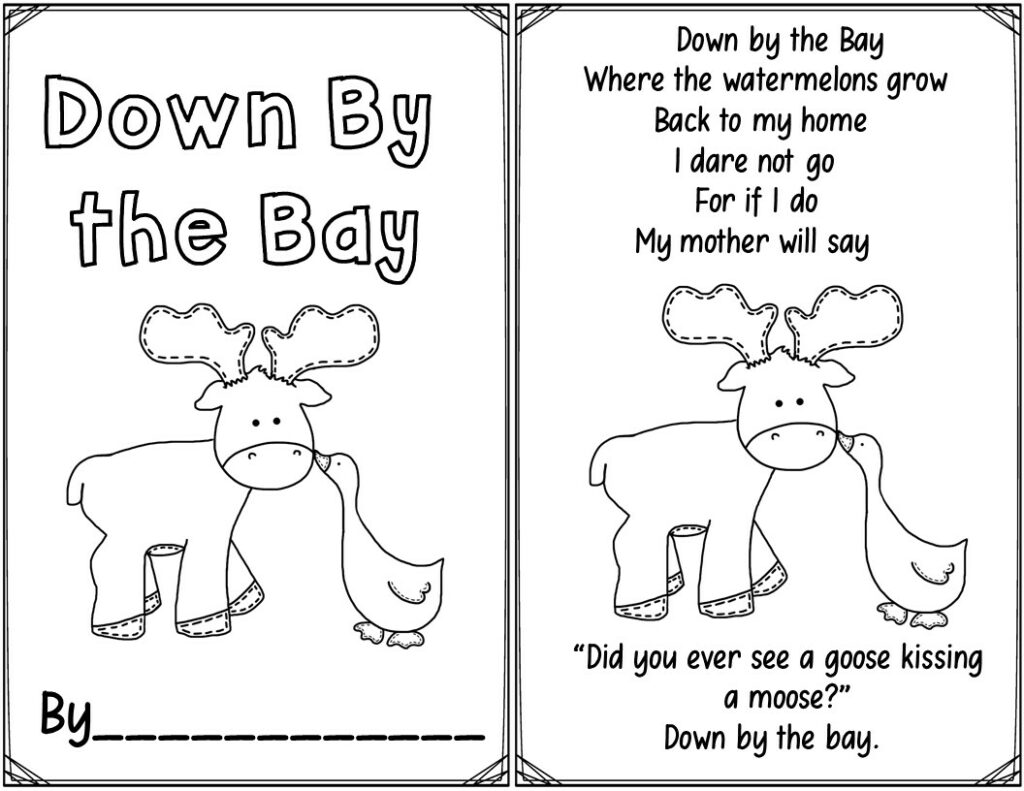 Down by the Bay{Pocket Chart Poem with Student Books} | Made By Teachers