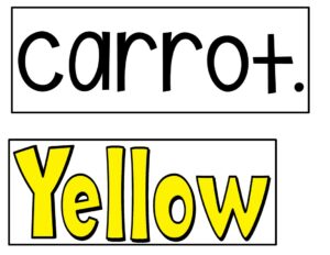 Orange is a Carrot {Pocket Chart Poem with Student Books} - Made By ...