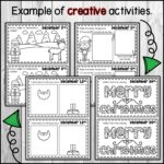 Christmas Countdown Activities Book | Kindergarten Christmas Activity ...