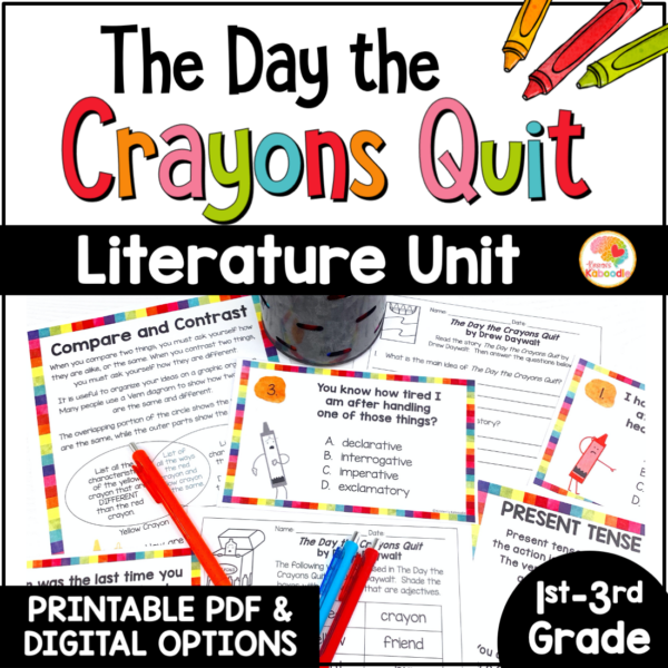 The Day the Crayons Quit by Drew Daywalt Activities | Made By Teachers