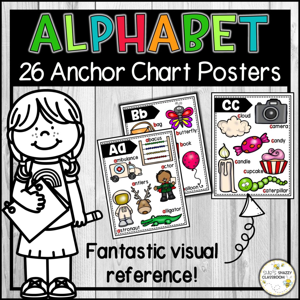 Alphabet Anchor Charts - ABC Letter Posters | Made By Teachers