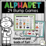 Alphabet Bump Games Letter Recognition Activity | No Prep Literacy ...