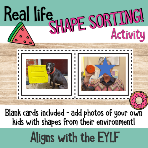 Real Life Shape Sorting Activity | Pre K and Kindergarten | Made By ...