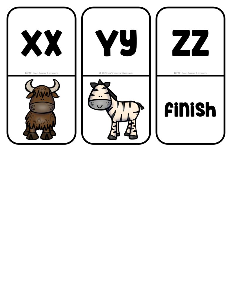 Alphabet Dominoes Game - Beginning Sounds Literacy Center | Made By ...