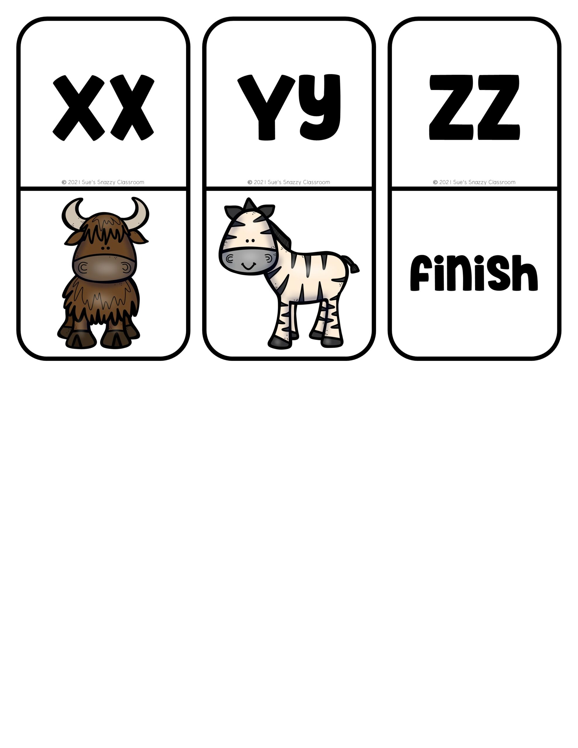 Alphabet Dominoes Game - Beginning Sounds Literacy Center | Made By ...