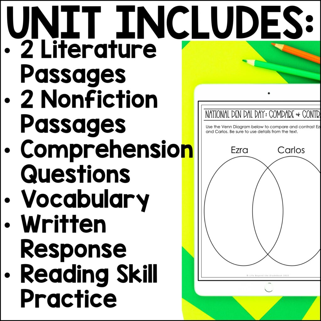 June Reading Comprehension Passages | Monthly Reading Passages | Made ...