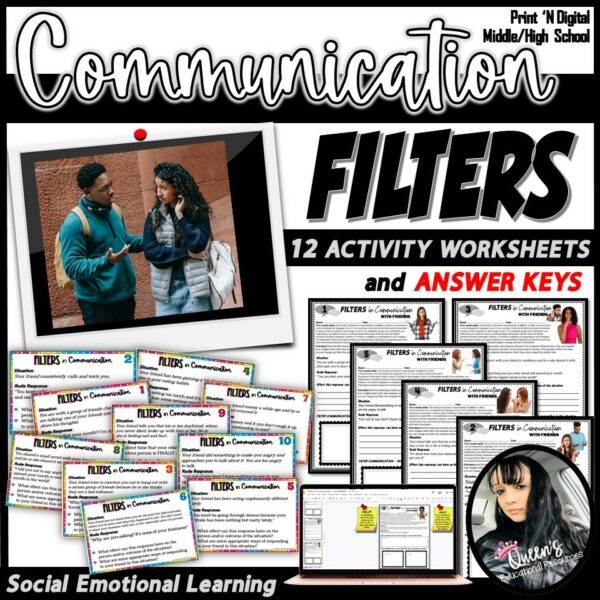 Communication Skills Activities / Social Filters Activities / Social ...