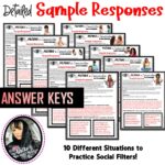 Communication Skills Activities / Social Filters Activities / Social ...