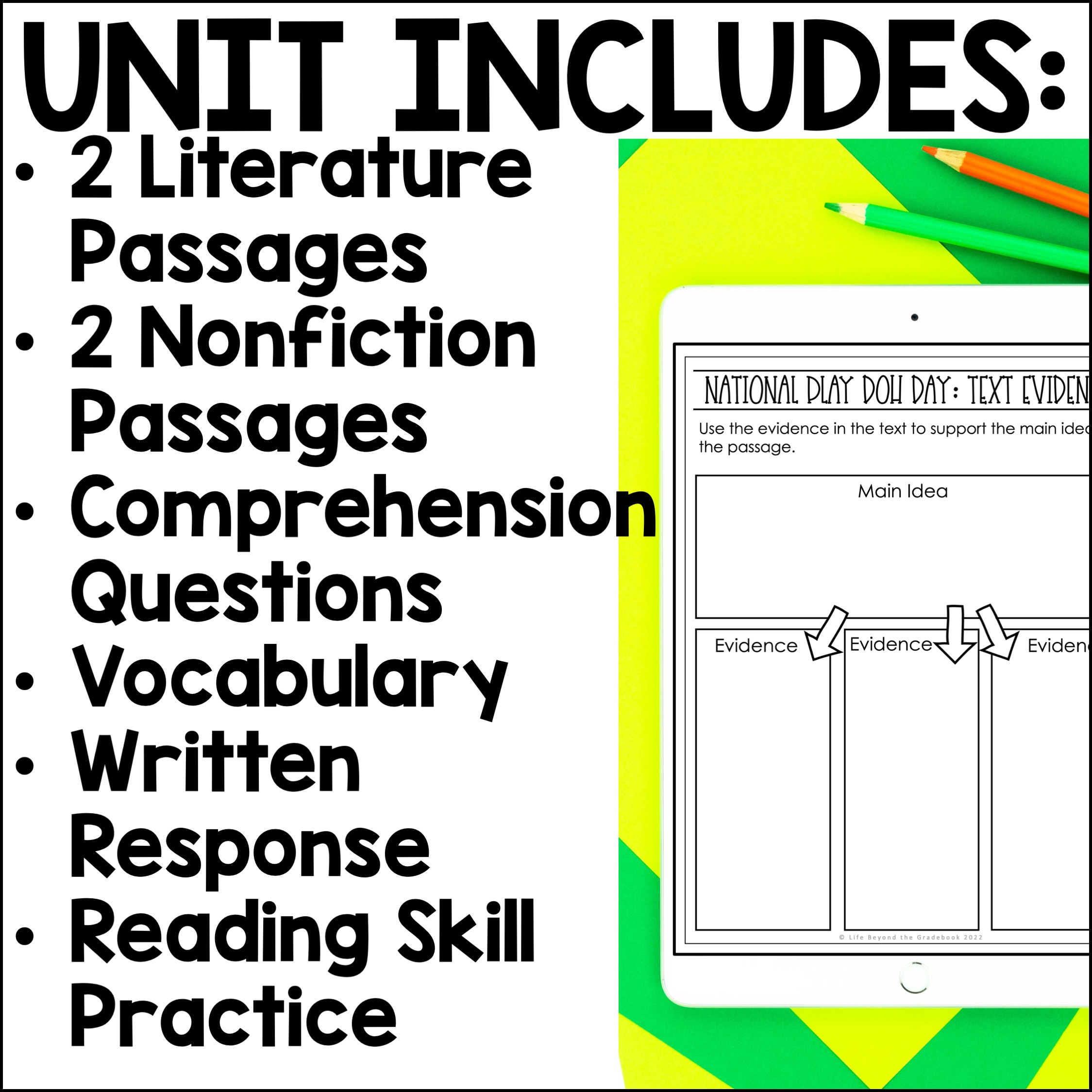 September Reading Comprehension Passages | Monthly Reading Passages ...