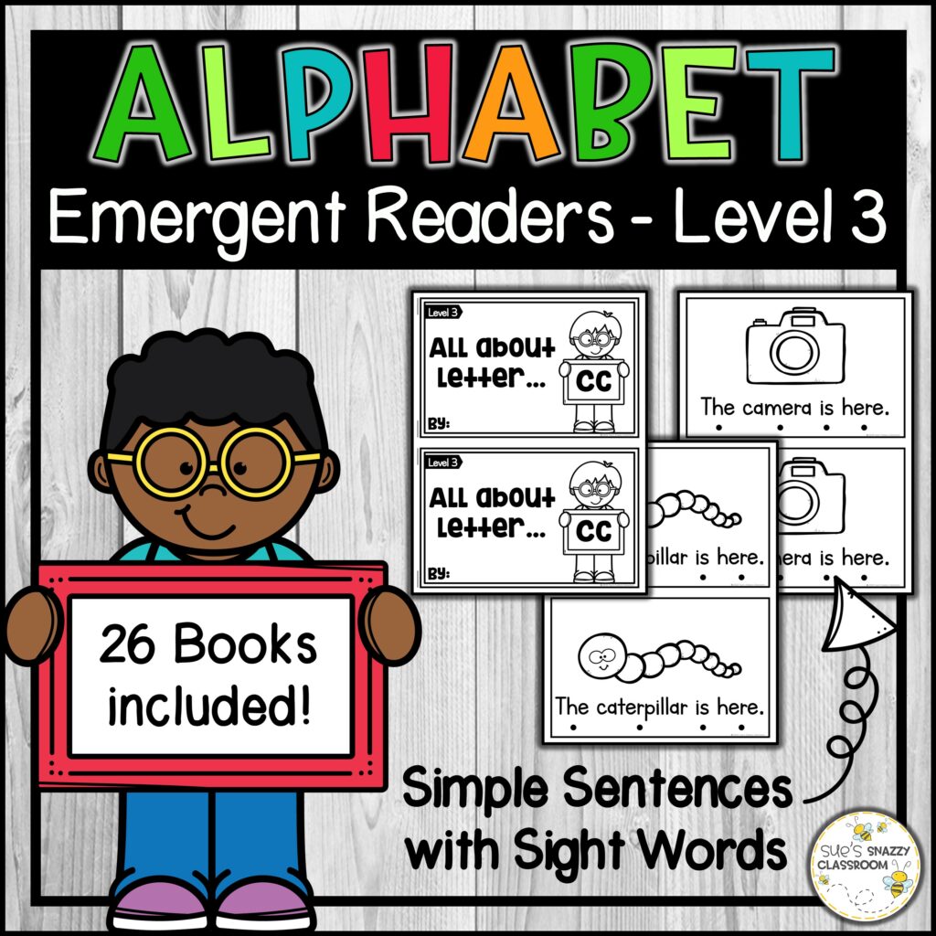 Alphabet Emergent Readers - Reading Fluency Set 3 | Made By Teachers