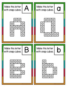 Alphabet Letter Building Task Cards - Letter Formation Activity | Made ...