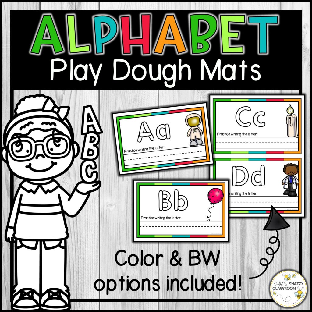 Alphabet Play Dough Mats - Letter Writing Practice | Made By Teachers