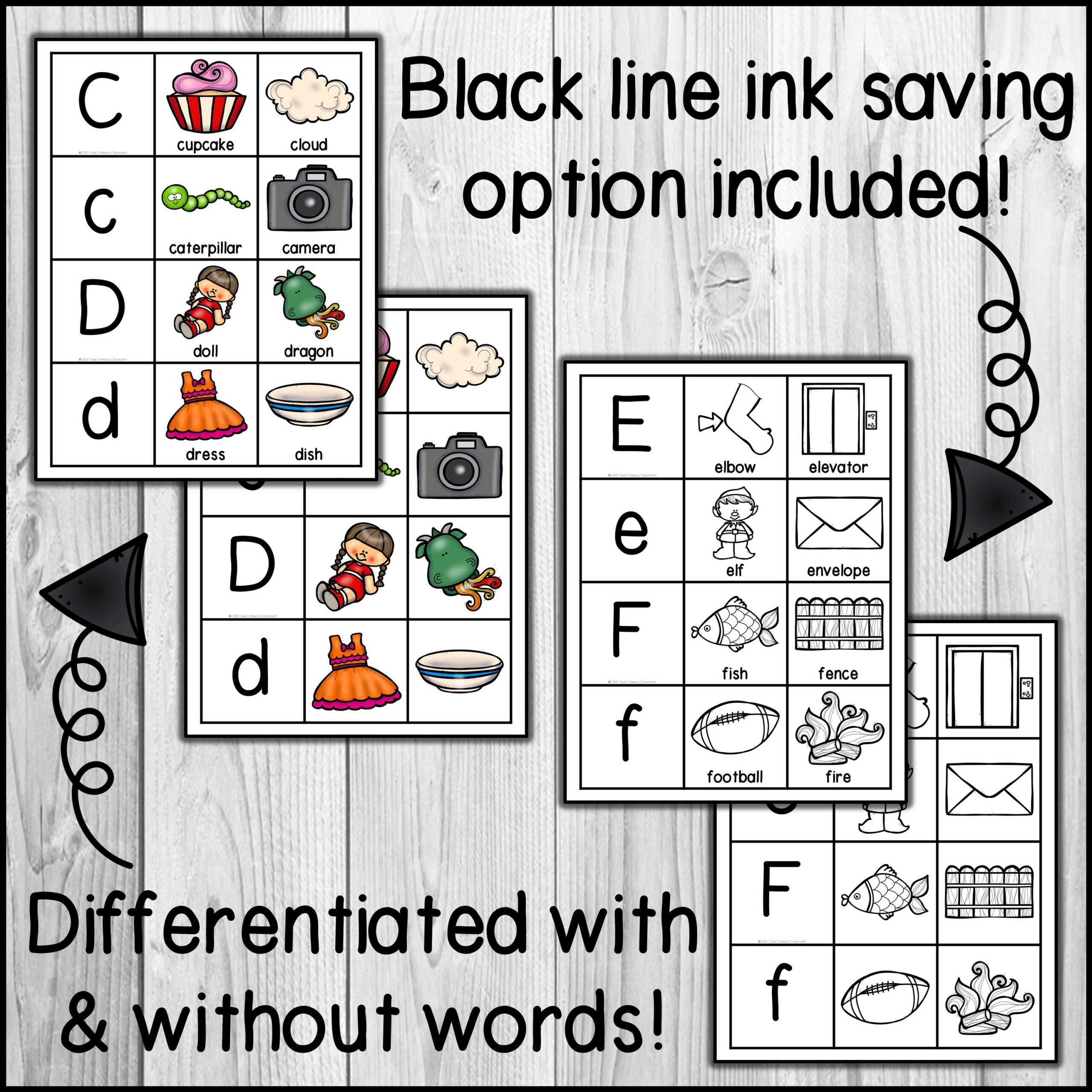 Alphabet Cards - Beginning Letter Sounds - Pocket Chart Sorting Center ...