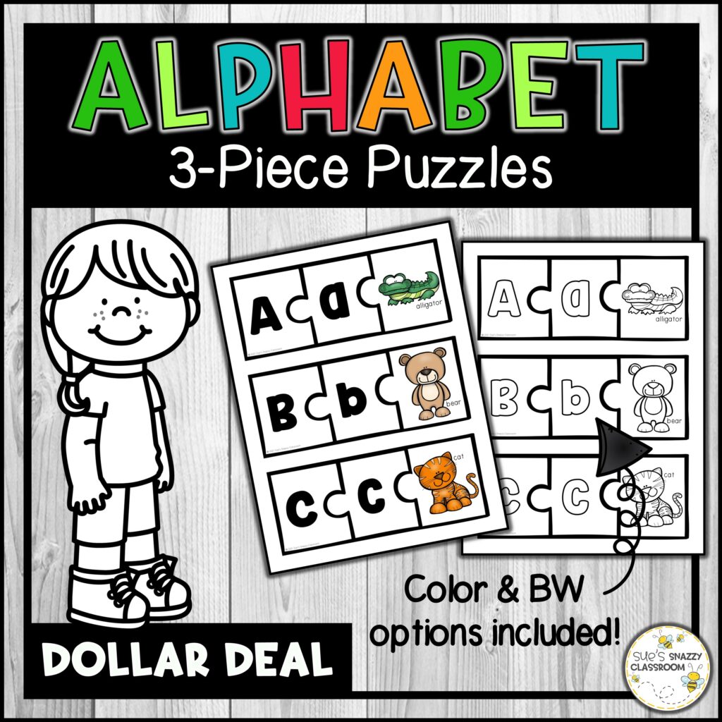 Alphabet Puzzles | Uppercase, Lowercase & Beginning Sounds Activity ...