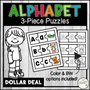 Alphabet Puzzles | Uppercase, Lowercase & Beginning Sounds Activity ...