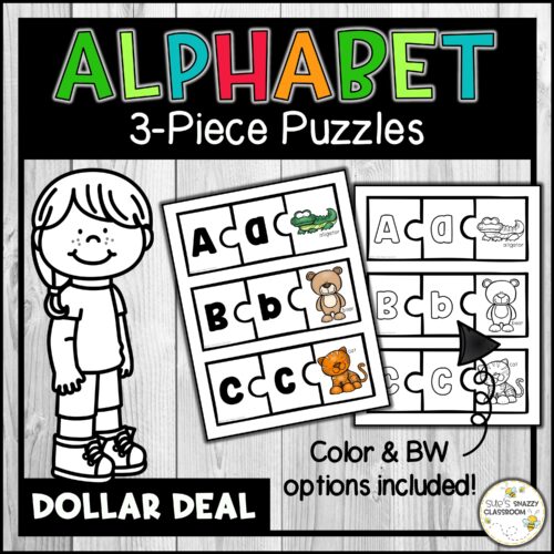 Alphabet Puzzles | Uppercase, Lowercase & Beginning Sounds Activity ...