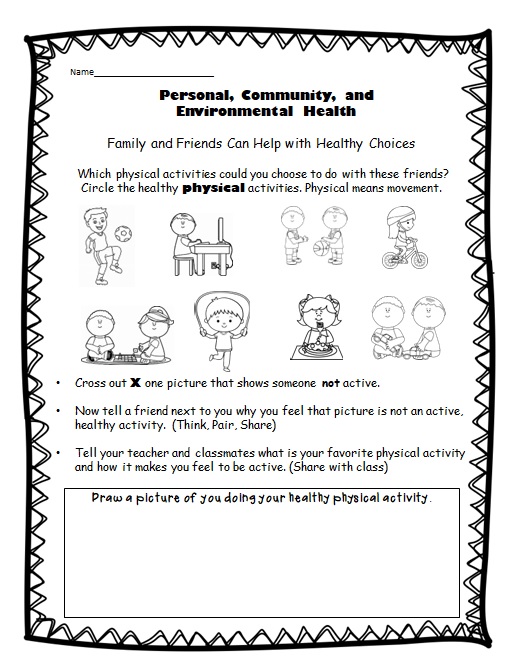 First Grade Health STANDARD 1 - Core Concepts | Made By Teachers First Grade Health STANDARD 1 - Core Concepts | Made By Teachers